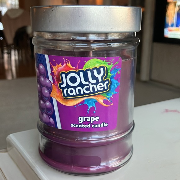 Hand Crafted | Accents | Jolly Rancher Grape Scented Candle Rare Hard ...